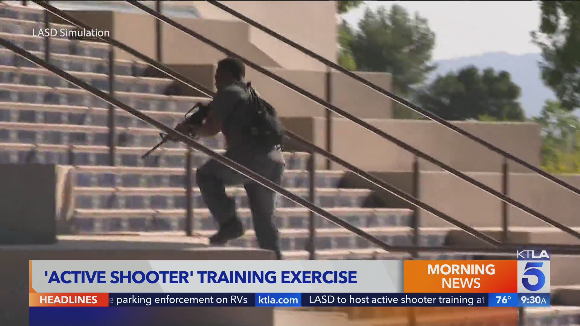 LASD takes part in active shooter training exercise – KTLA
