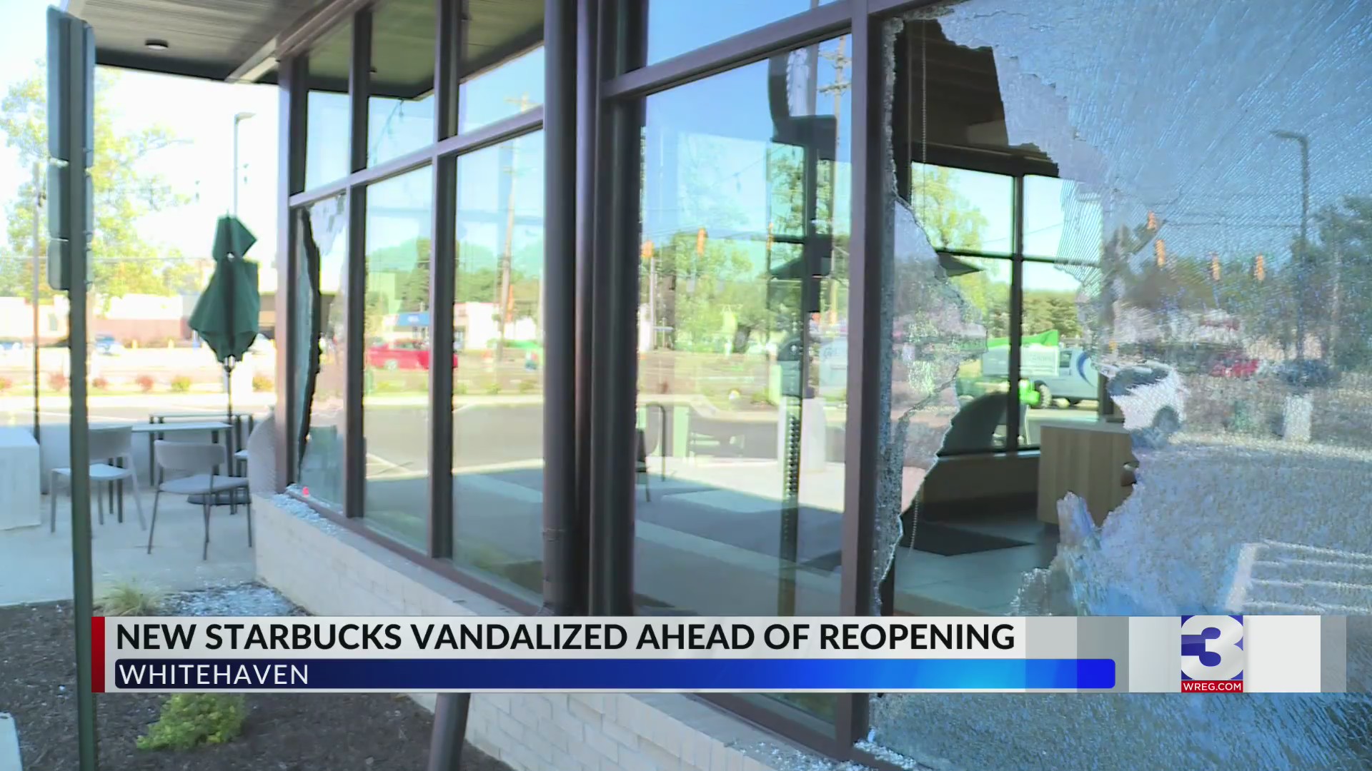 Windows broken at Whitehaven Starbucks – WREG.com