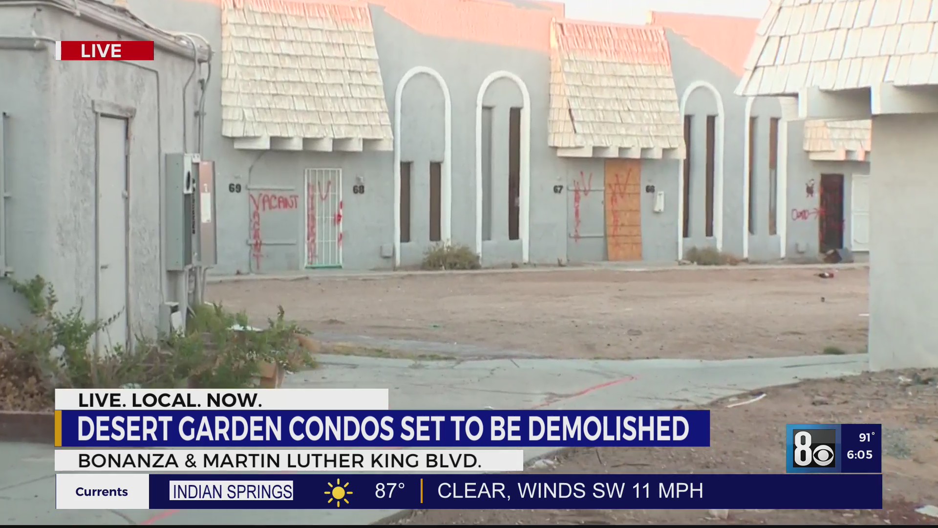 Desert Garden Condos set to be demolished – KLAS