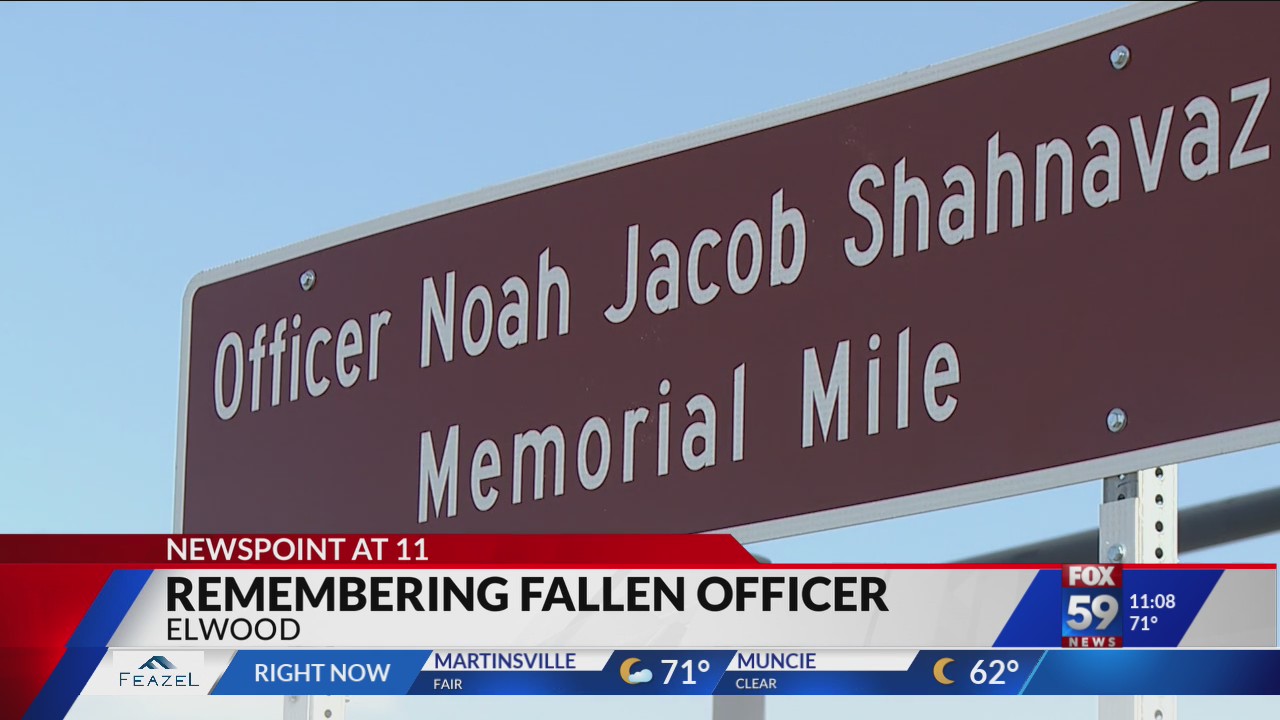 Elwood officer to be remembered one year after death – Fox 59