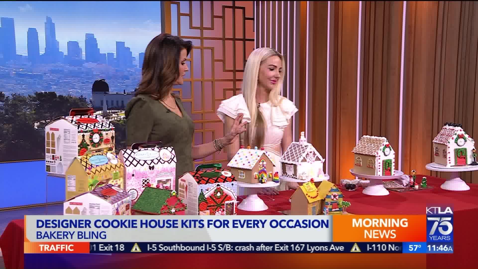 Get in the holiday spirit with gingerbread houses from Bakery Bling – KTLA