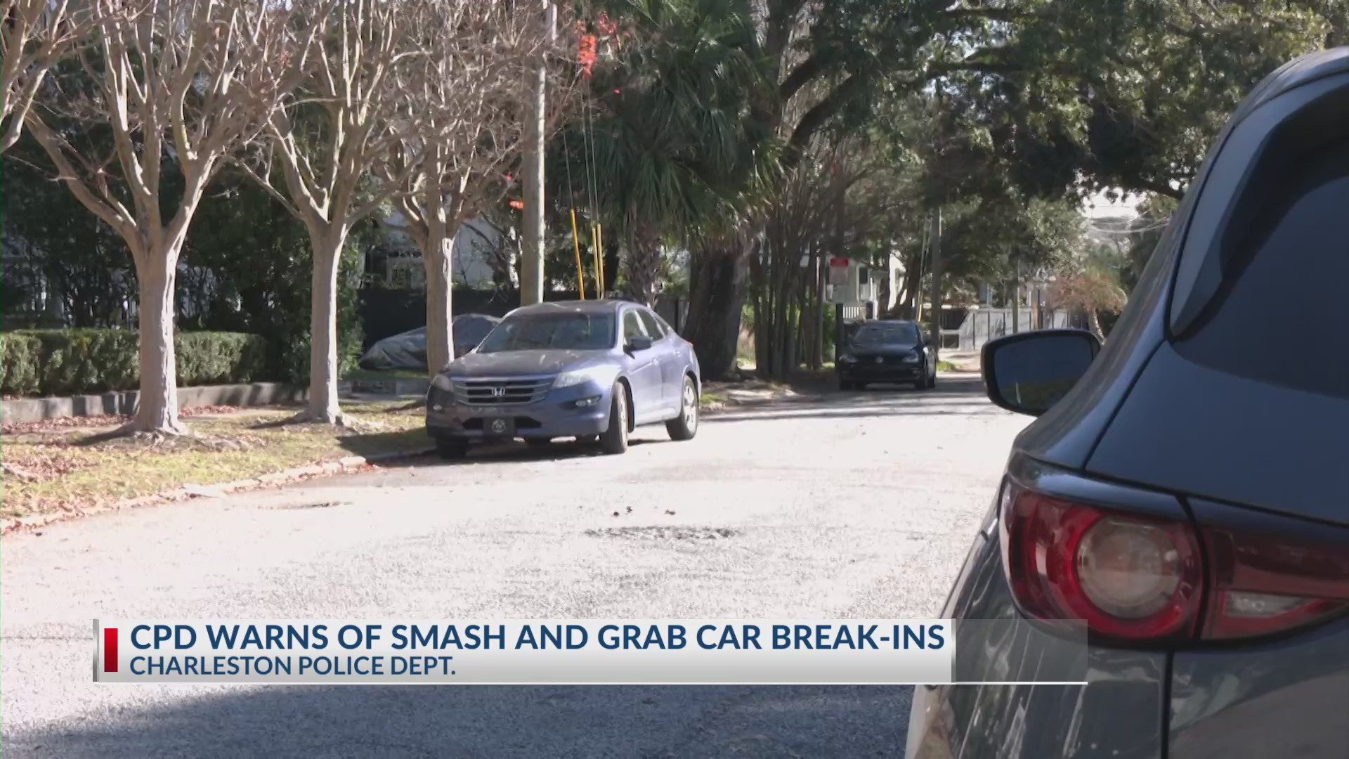 Charleston Police report increase in car smash & grabs – WCBD News 2