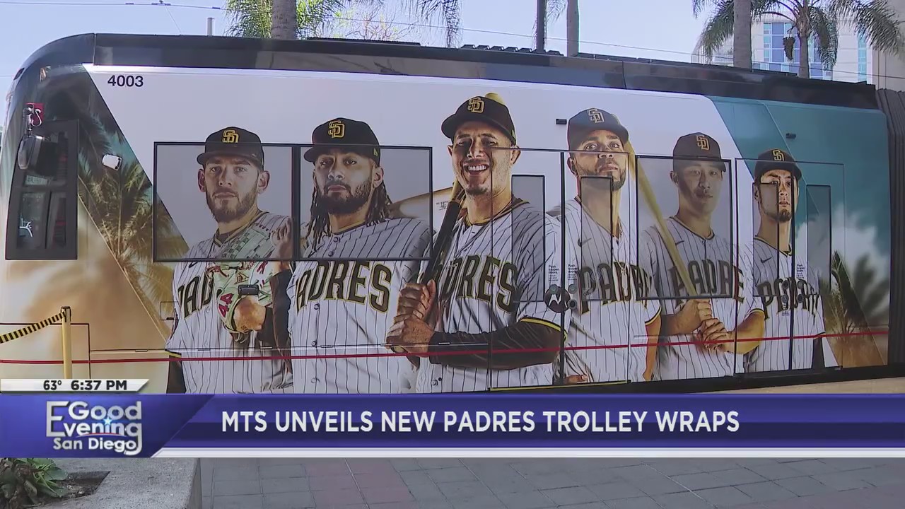 MTS unveils new Padres trolley wraps – FOX 5 San Diego & KUSI News