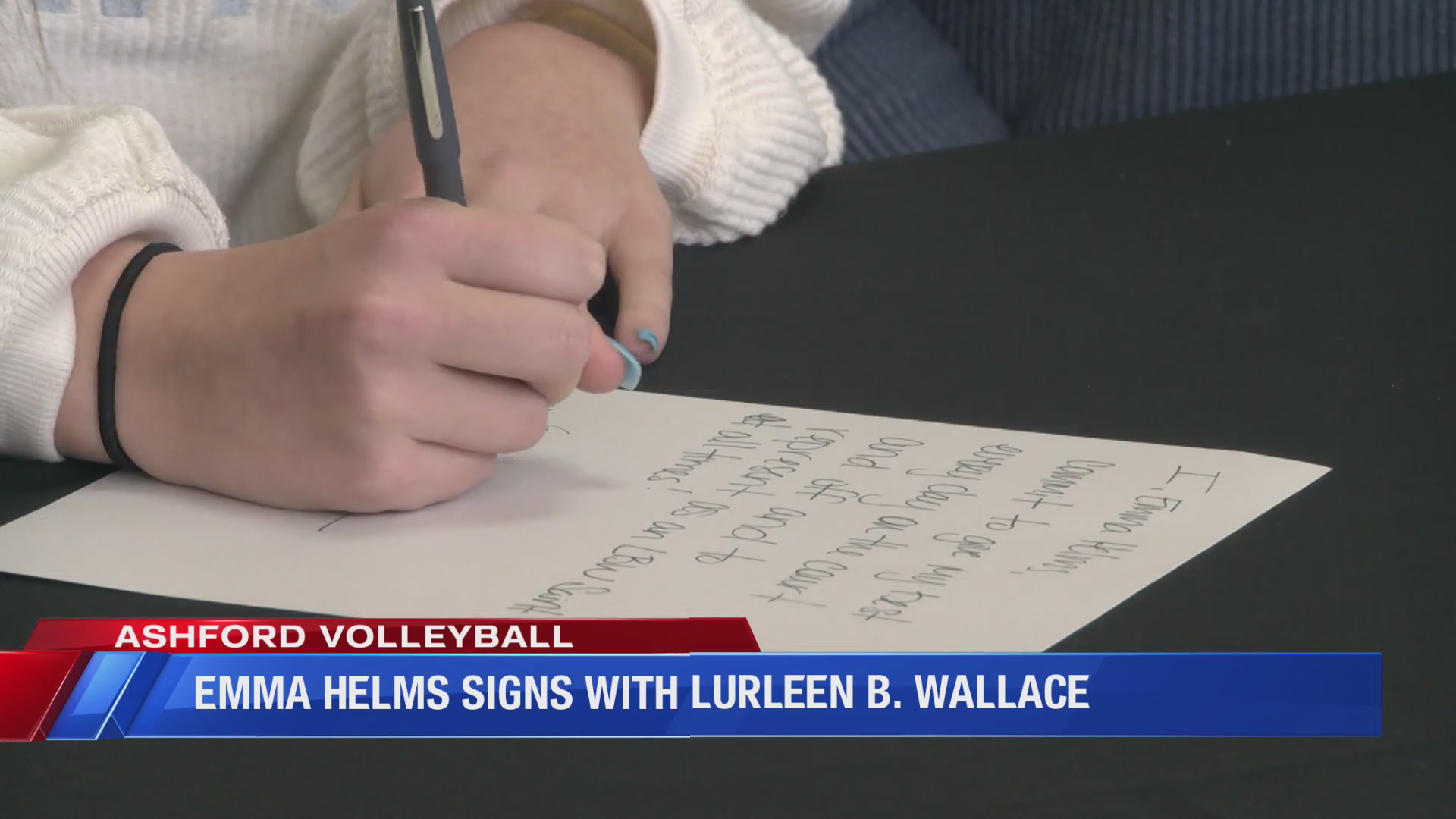 Ashford volleyball player Emma Helms signs with Lurleen B. Wallace ...