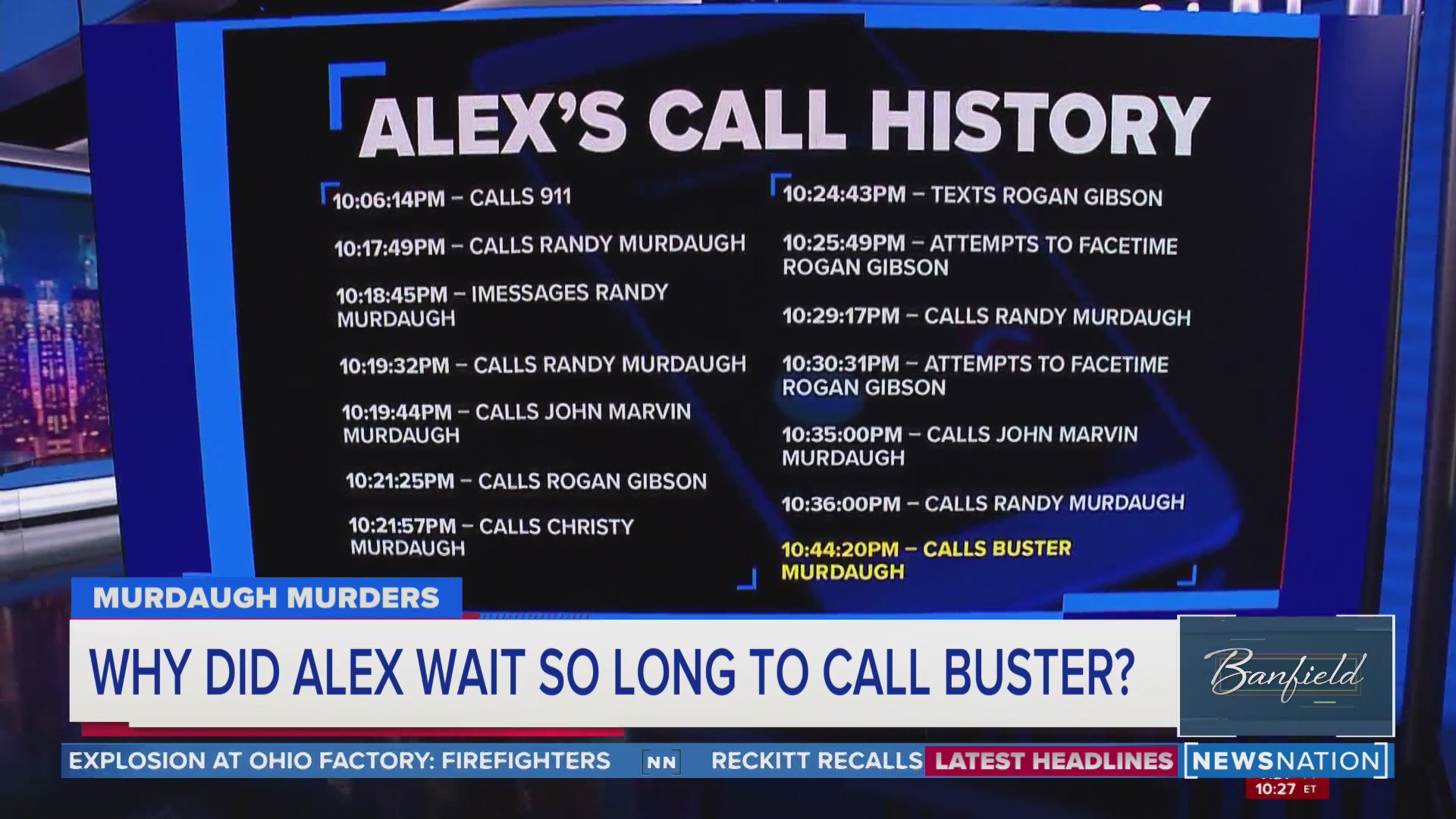 Alex Murdaugh took 40 minutes to call surviving son night of murders ...