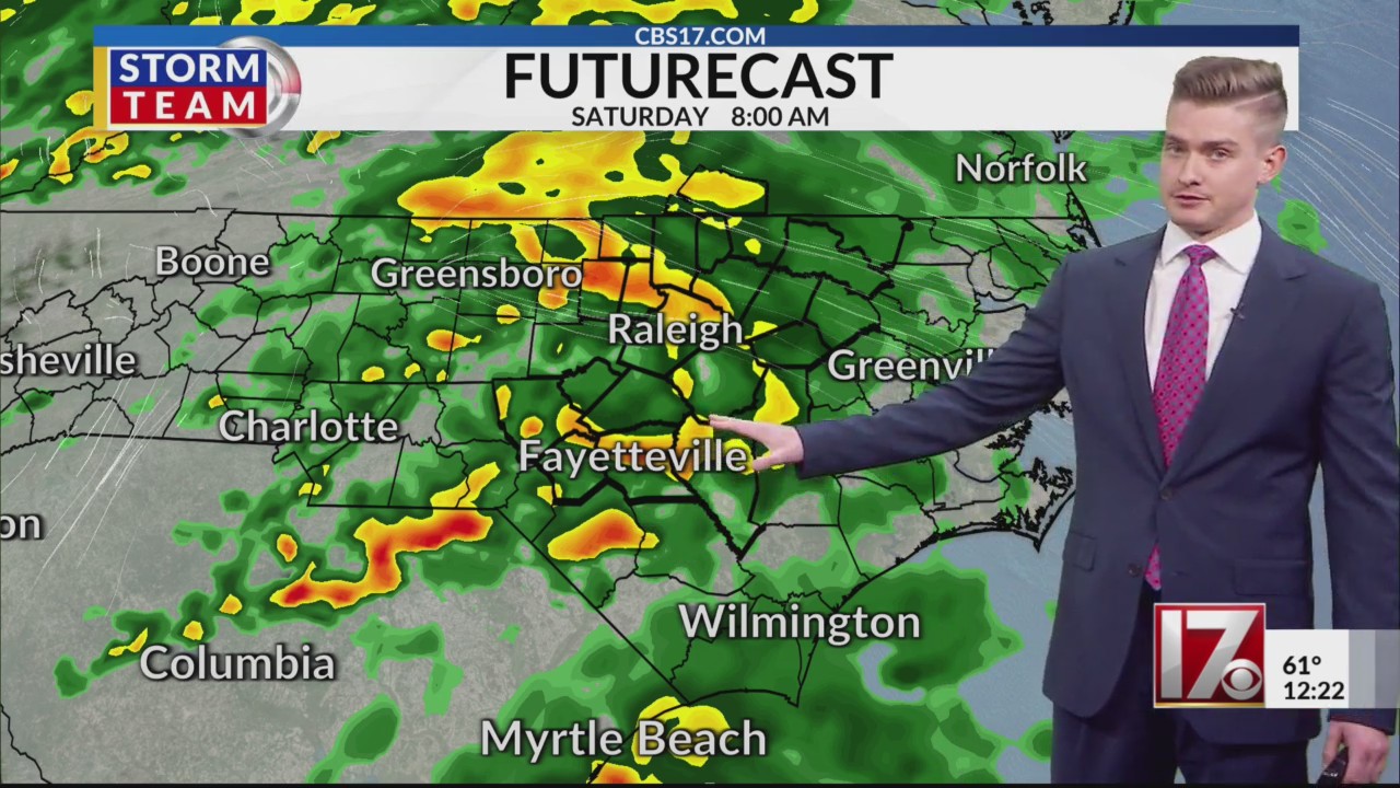 Friday Noon Weather Forecast – CBS17.com