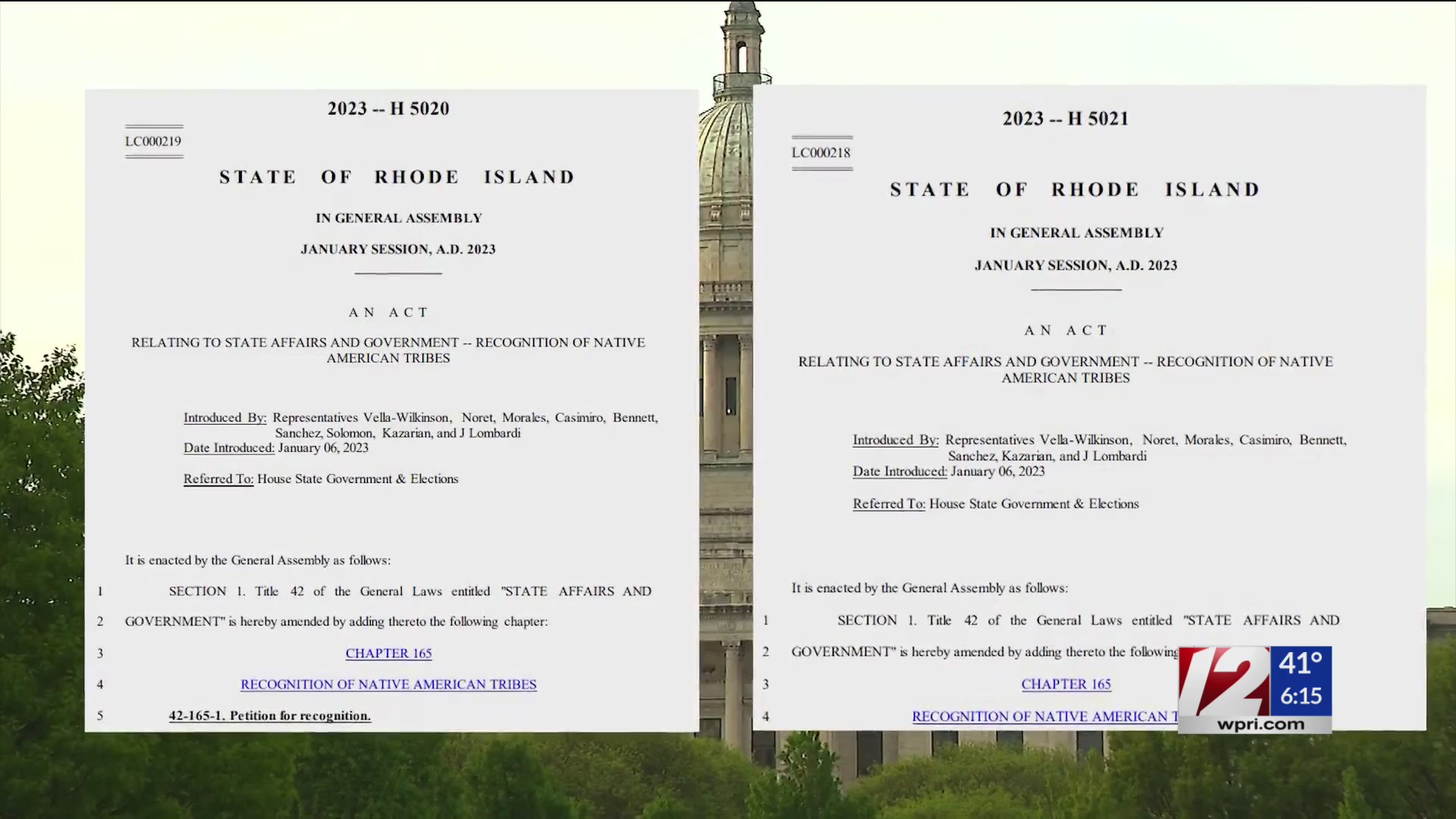 Bills recognizing Native American tribes in RI being discussed – WPRI.com