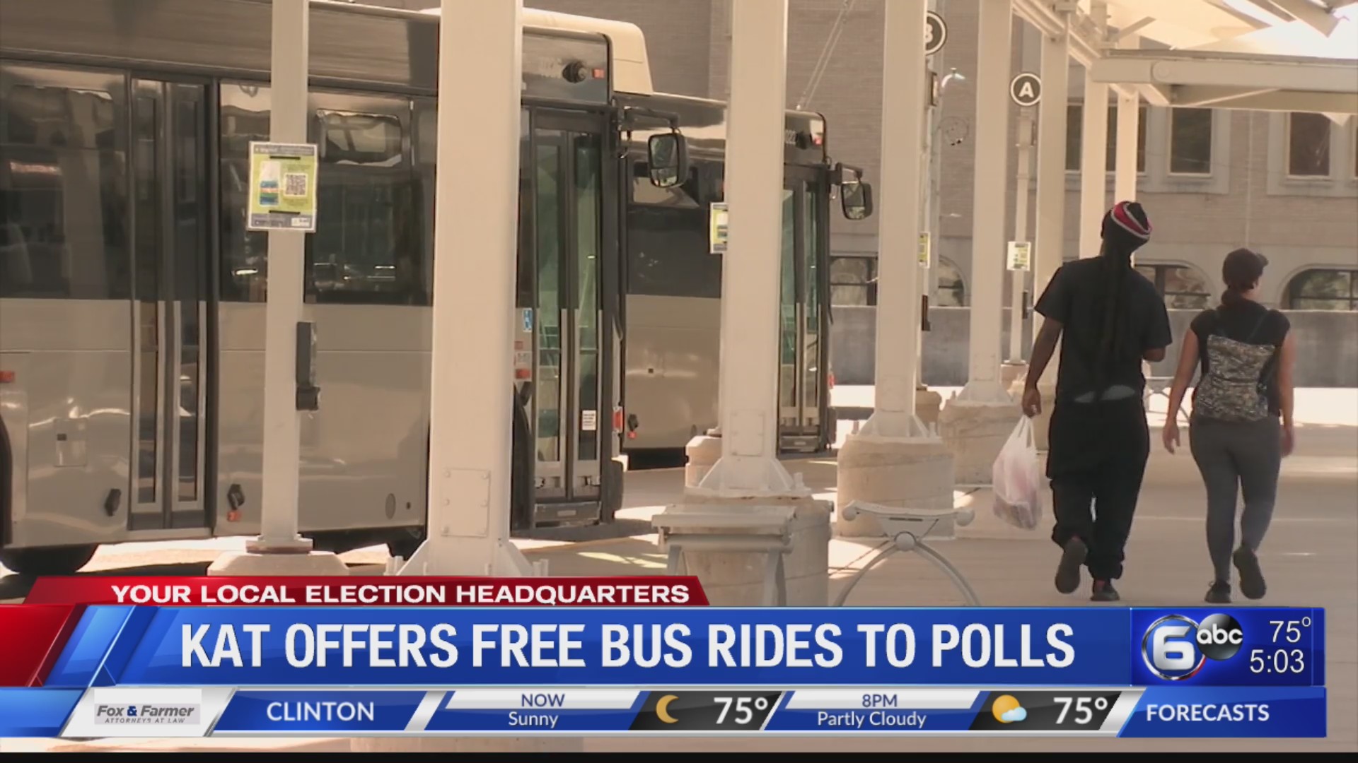 KAT offers free bus rides to polls – WATE 6 On Your Side