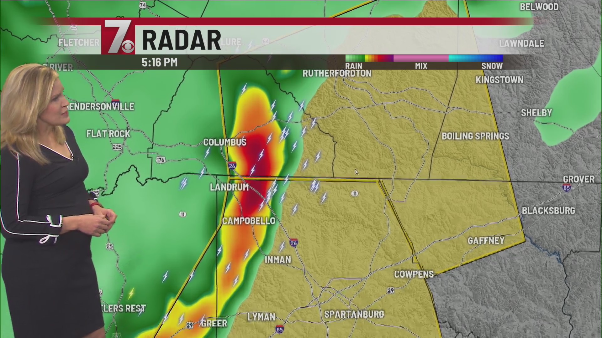 Weather Impact – 5:20 p.m. – Jan. 12 – WSPA 7NEWS