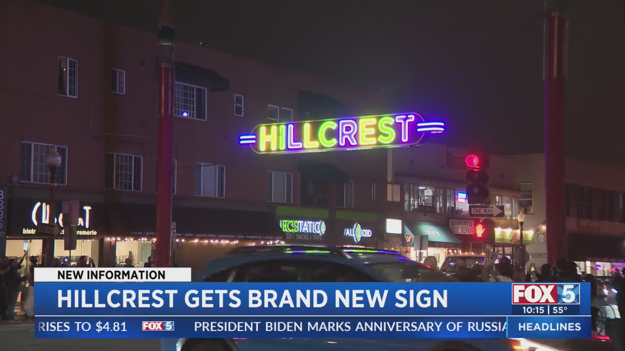Hillcrest Sign Makes A Comeback – FOX 5 San Diego & KUSI News
