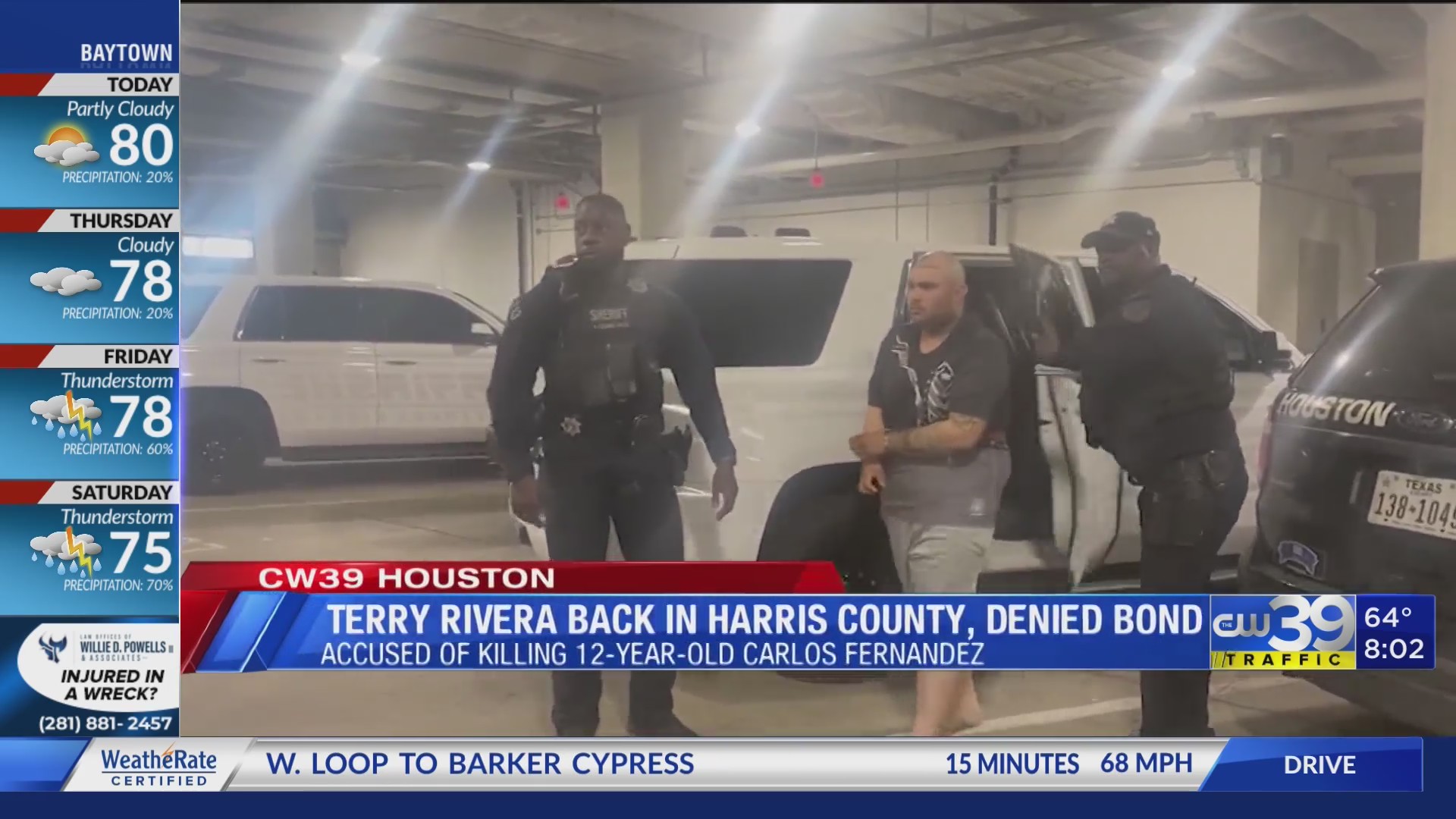 Terry Rivera, accused killer of 12-year-old, back in Harris County ...