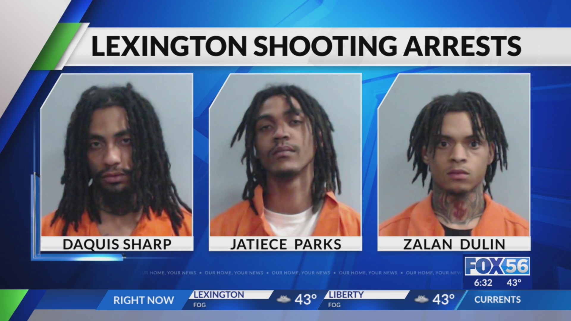 3 men charged with shooting Lexington detective appear in court – FOX ...