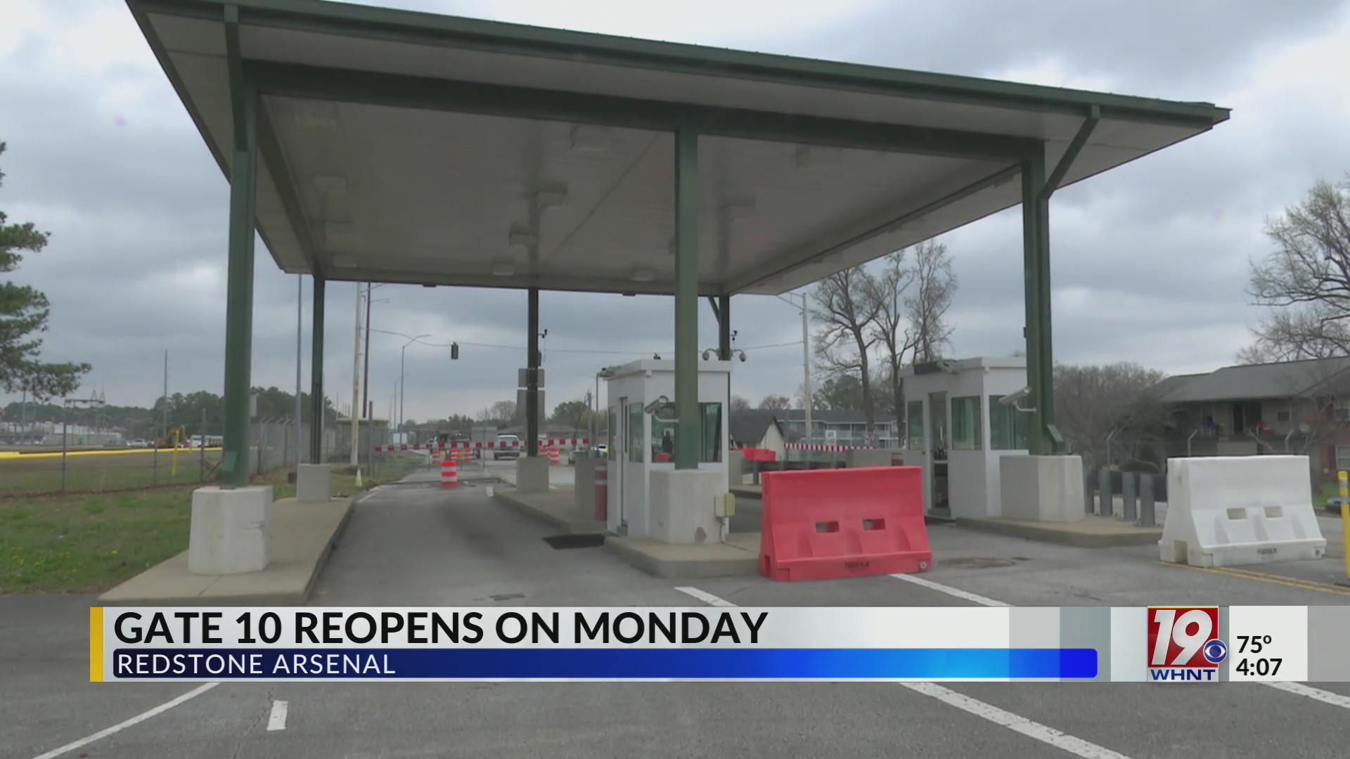 Redstone Arsenal Gate 10 to Reopen | March 1, 2023 | News 19 at 4:00 ...