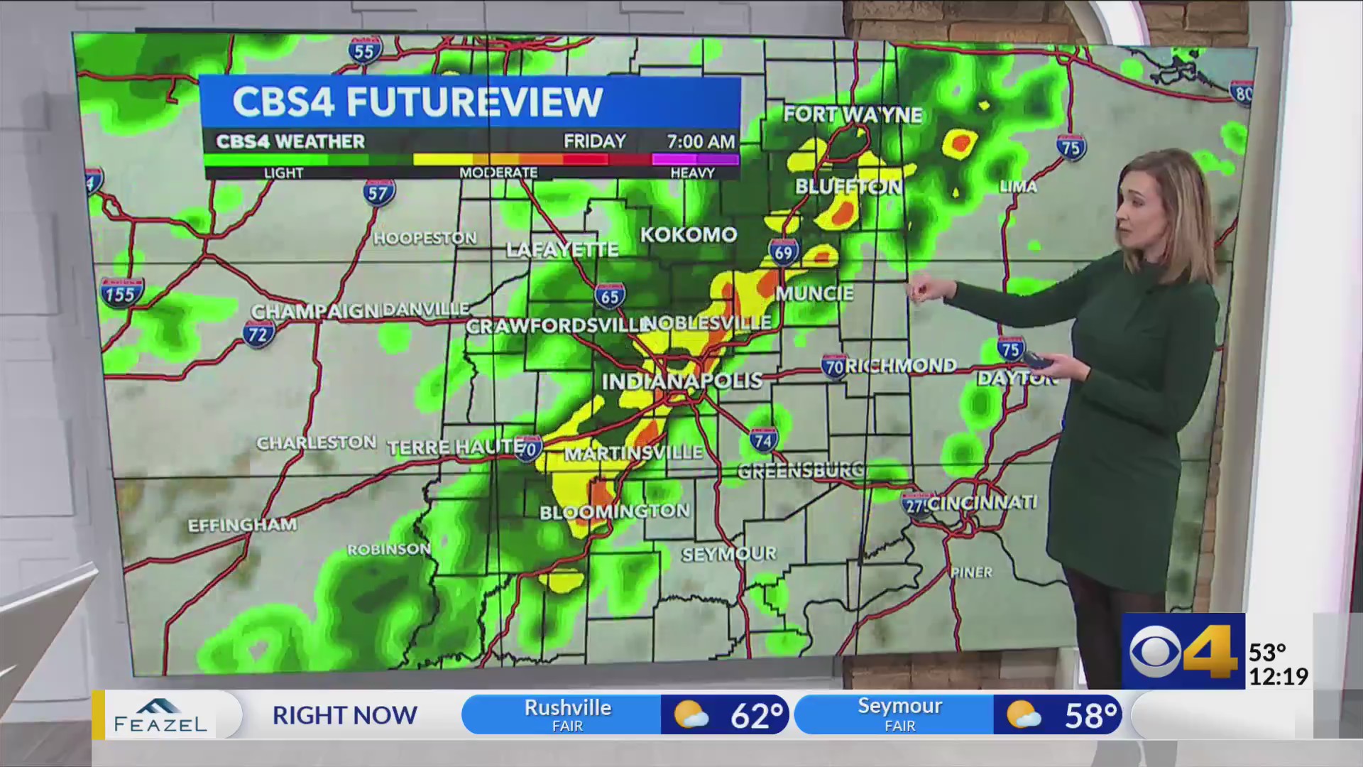 Krista forecasts a dry, mild Thursday and a cooler, wet Friday – WTTV CBS4Indy