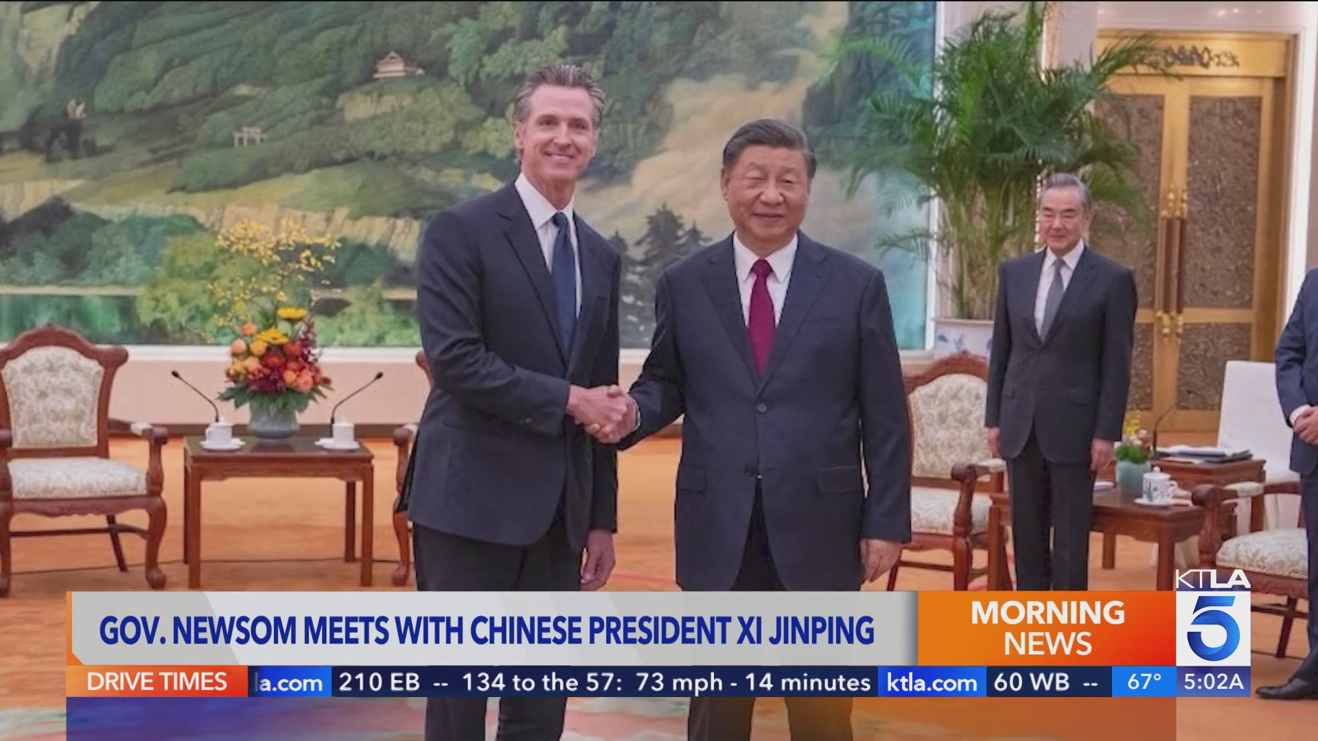 California Gov. Gavin Newsom meets with Chinese President Xi Jinping – KTLA