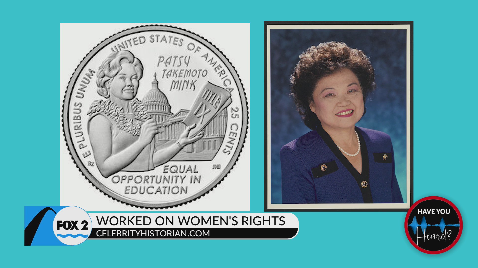 Newest quarter celebrates first Japanese American Congresswoman, Patsy ...
