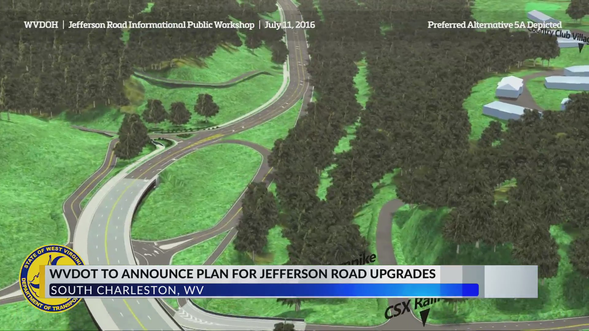 WVDOT holds meeting discussing Jefferson Road project – WOWK 13 News