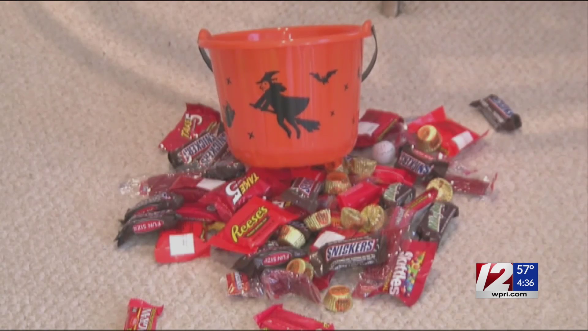 Police warn to inspect Halloween candy amid colored and rainbow ...