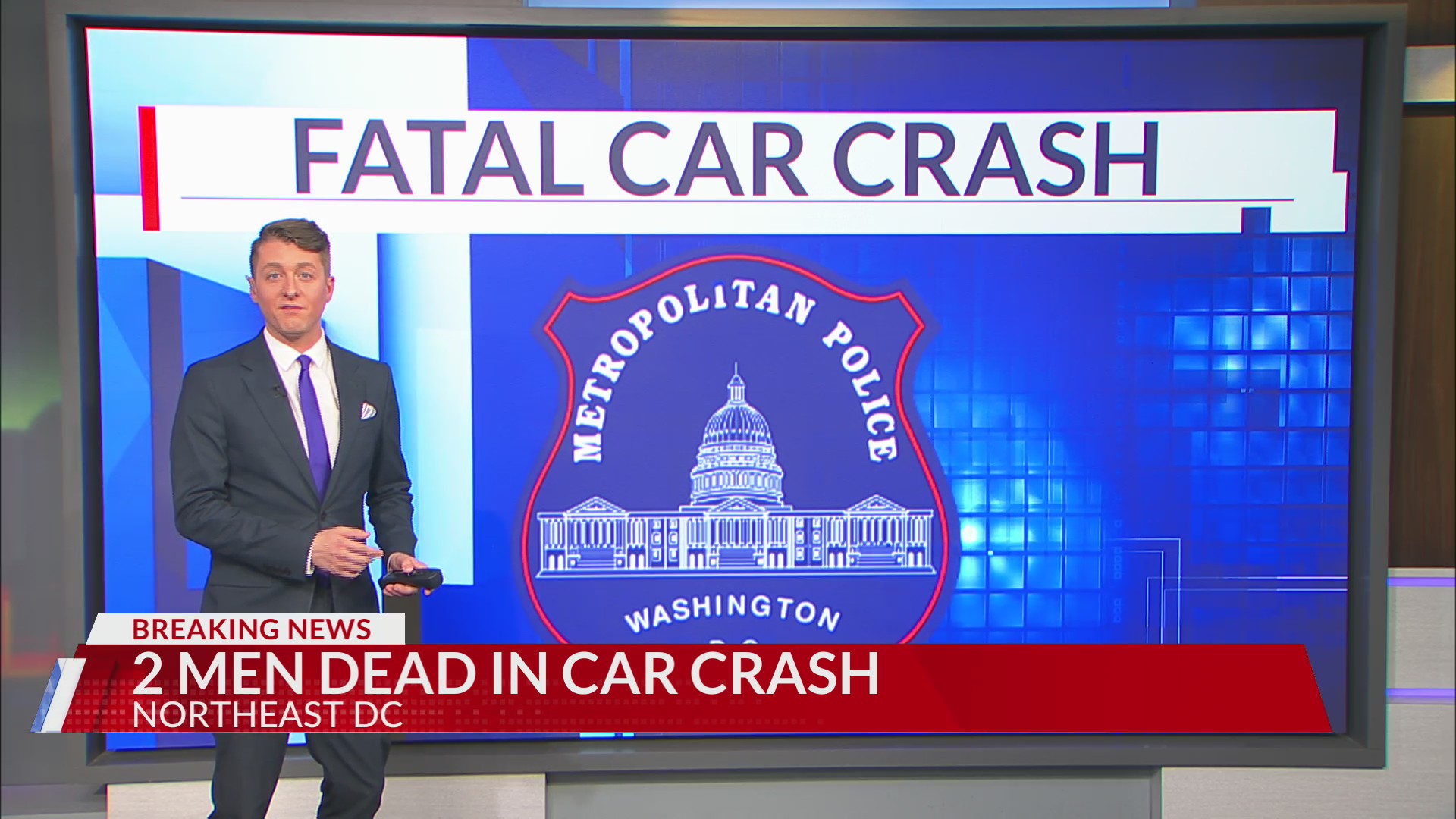 Two men dead in fatal crash in Northeast DC – DC News Now | DC ...