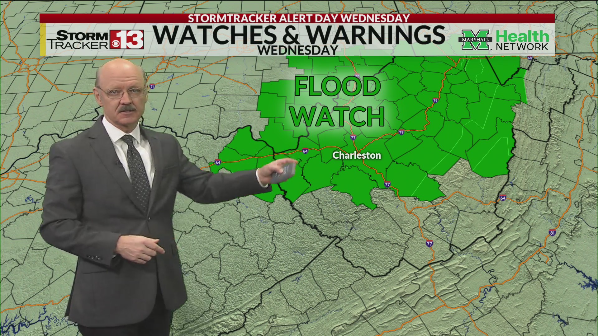 Severe storms possible overnight and Wednesday – WOWK 13 News
