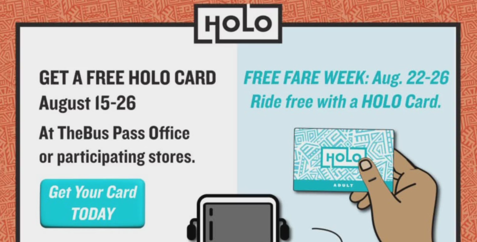 Free bus fares and Holo cards – KHON2