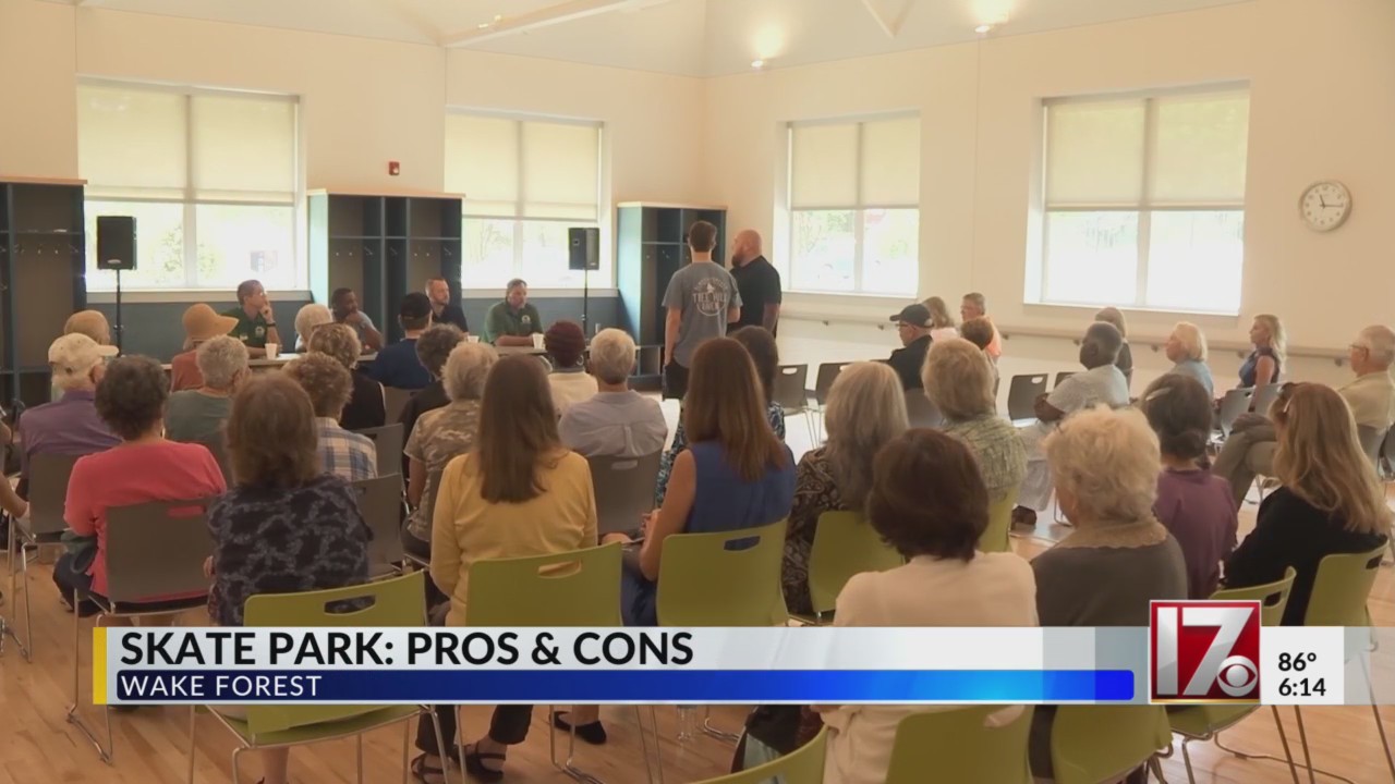 Wake Forest skate park pros & cons – CBS17.com