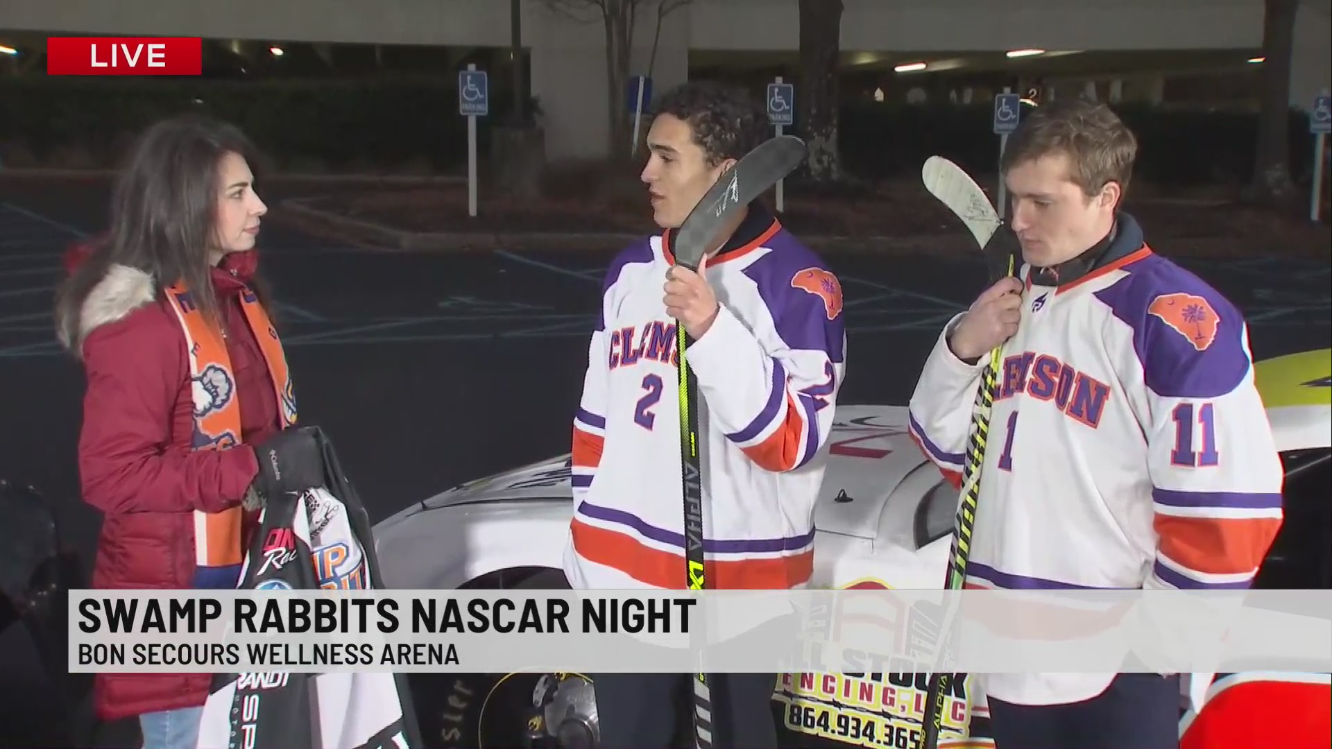 Swamp Rabbits host NASCAR night, Clemson Carolina club game at the Well ...