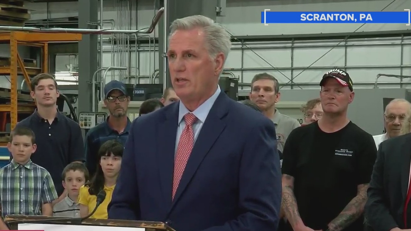 U.S. Rep. McCarthy delivers GOP response to Biden speech | Rush Hour ...