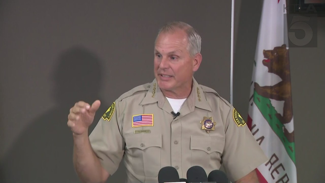 San Bernardino County Sheriff Shannon Dicus discusses deadly shooting ...
