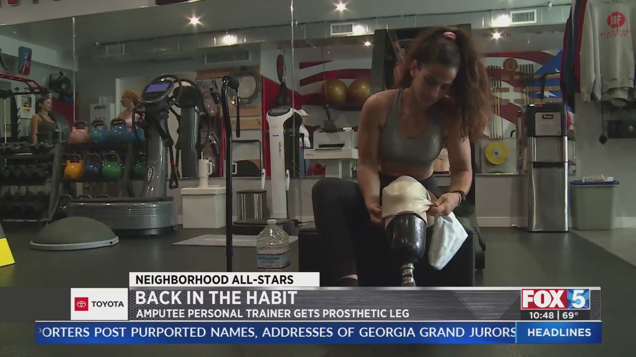 Amputee Personal Trainer Gets Prosthetic Leg – FOX 5 San Diego & KUSI News