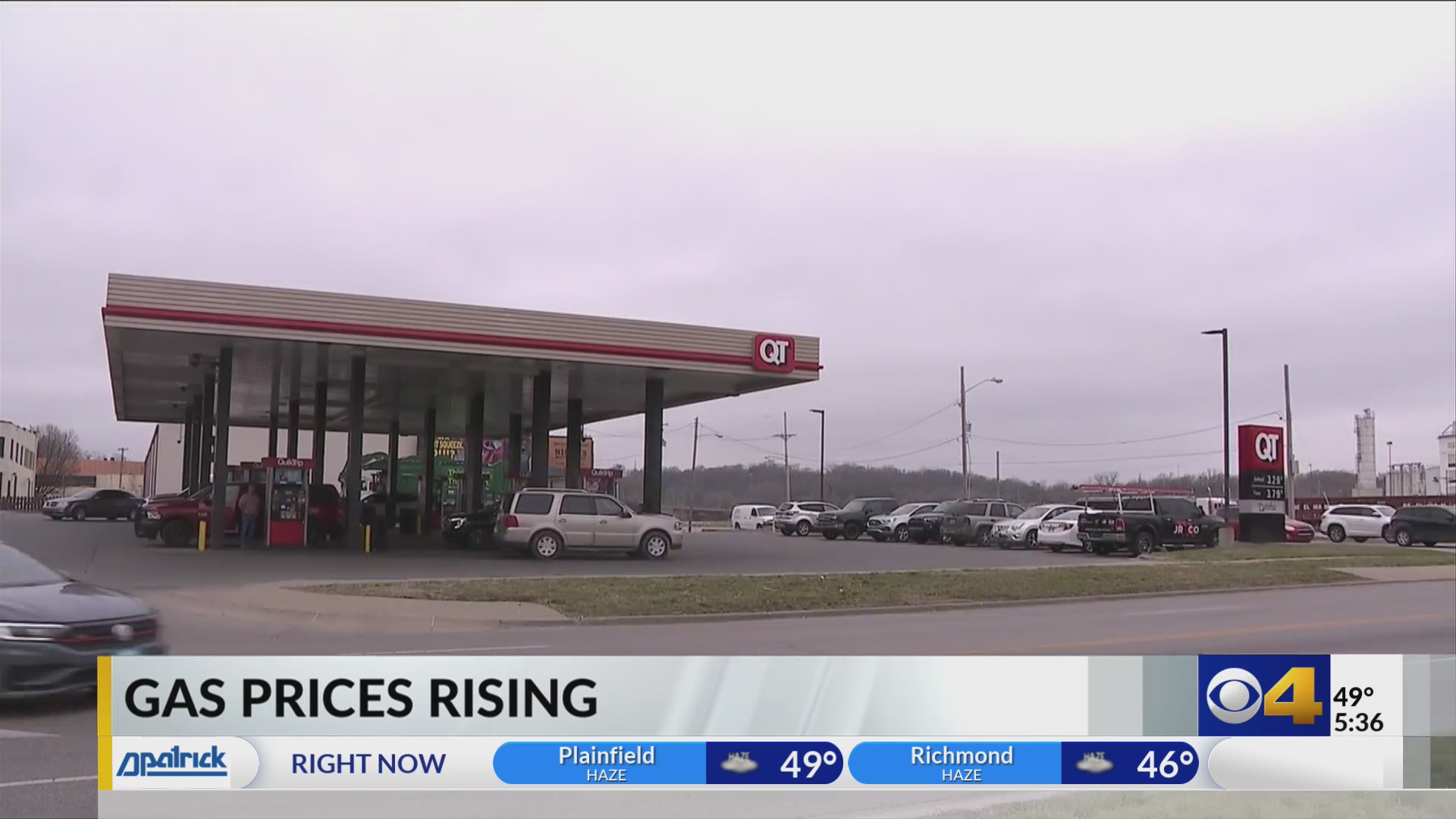 Gas Prices Raising – WTTV CBS4Indy
