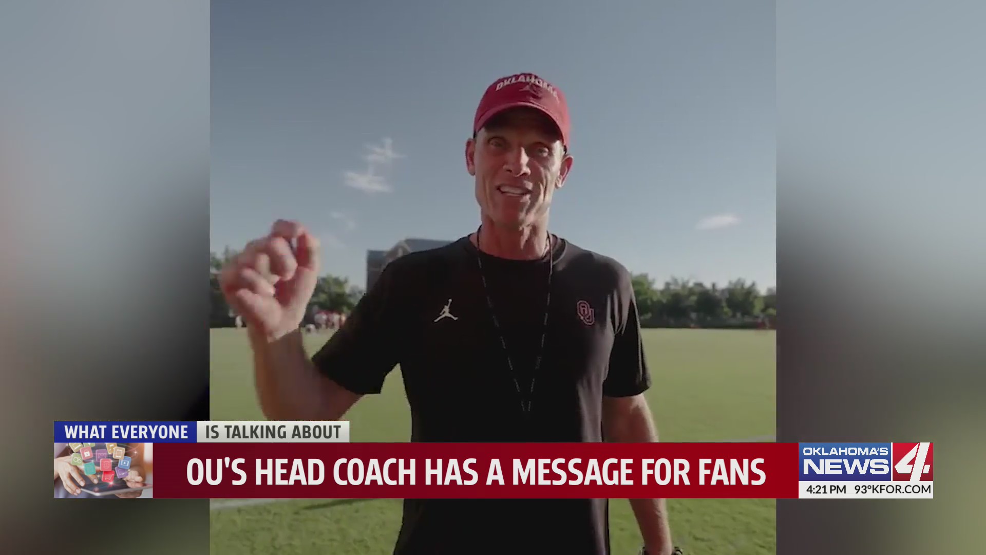 OU’s head coach has a message for fans – KFOR.com Oklahoma City