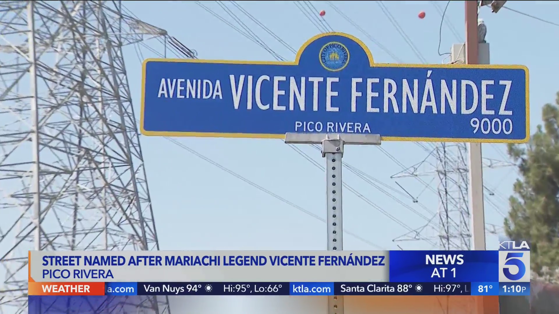 Pico Rivera street named after Vicente Fernandez – KTLA
