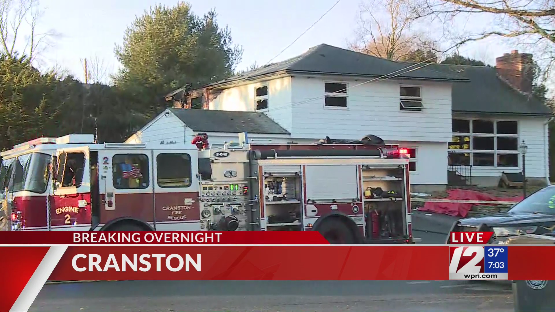 Crews respond to Cranston house fire – WPRI.com