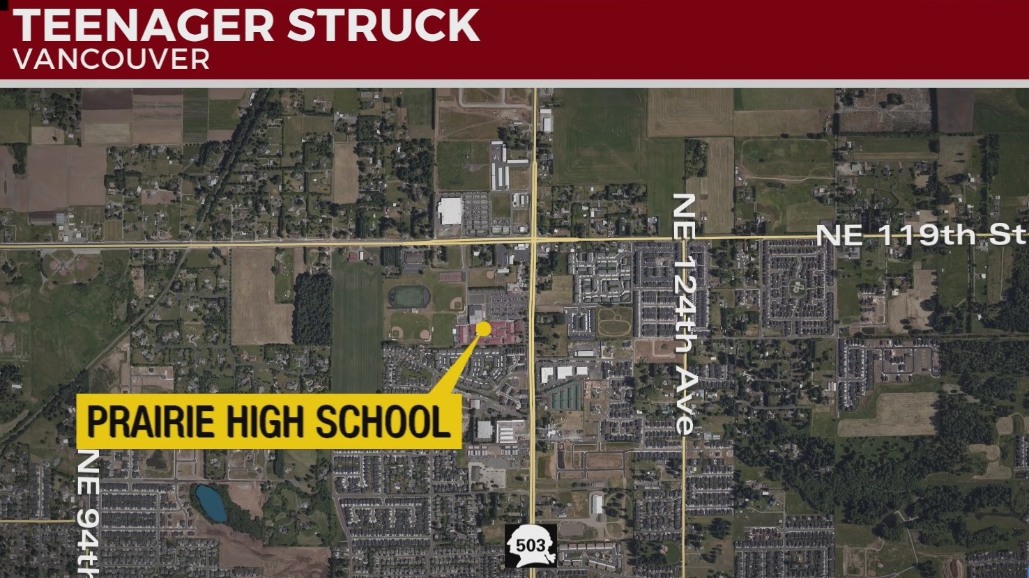 Driver strikes teenage girl near Prairie High School in Vancouver ...