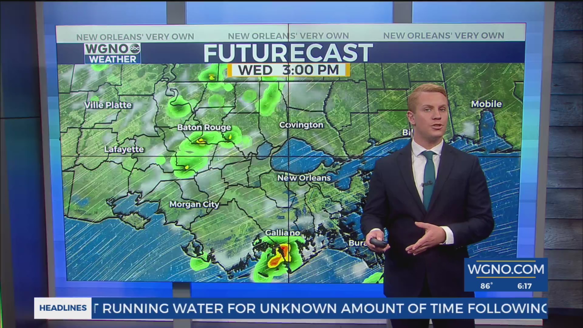 Partly cloudy Wednesday and Thursday with isolated rain – WGNO