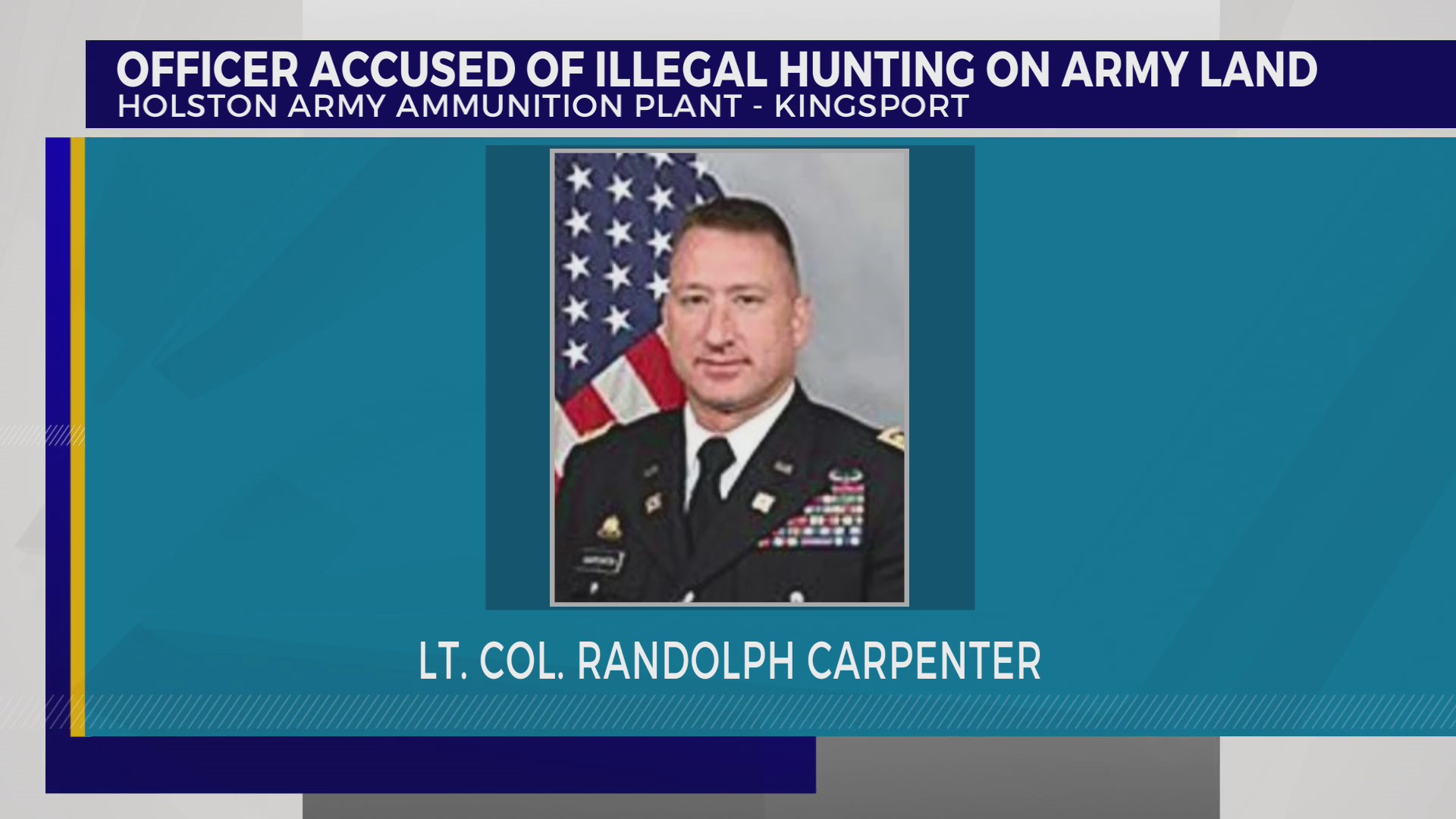 US Army officer charged for illegally hunting on HSAAP property – WJHL ...