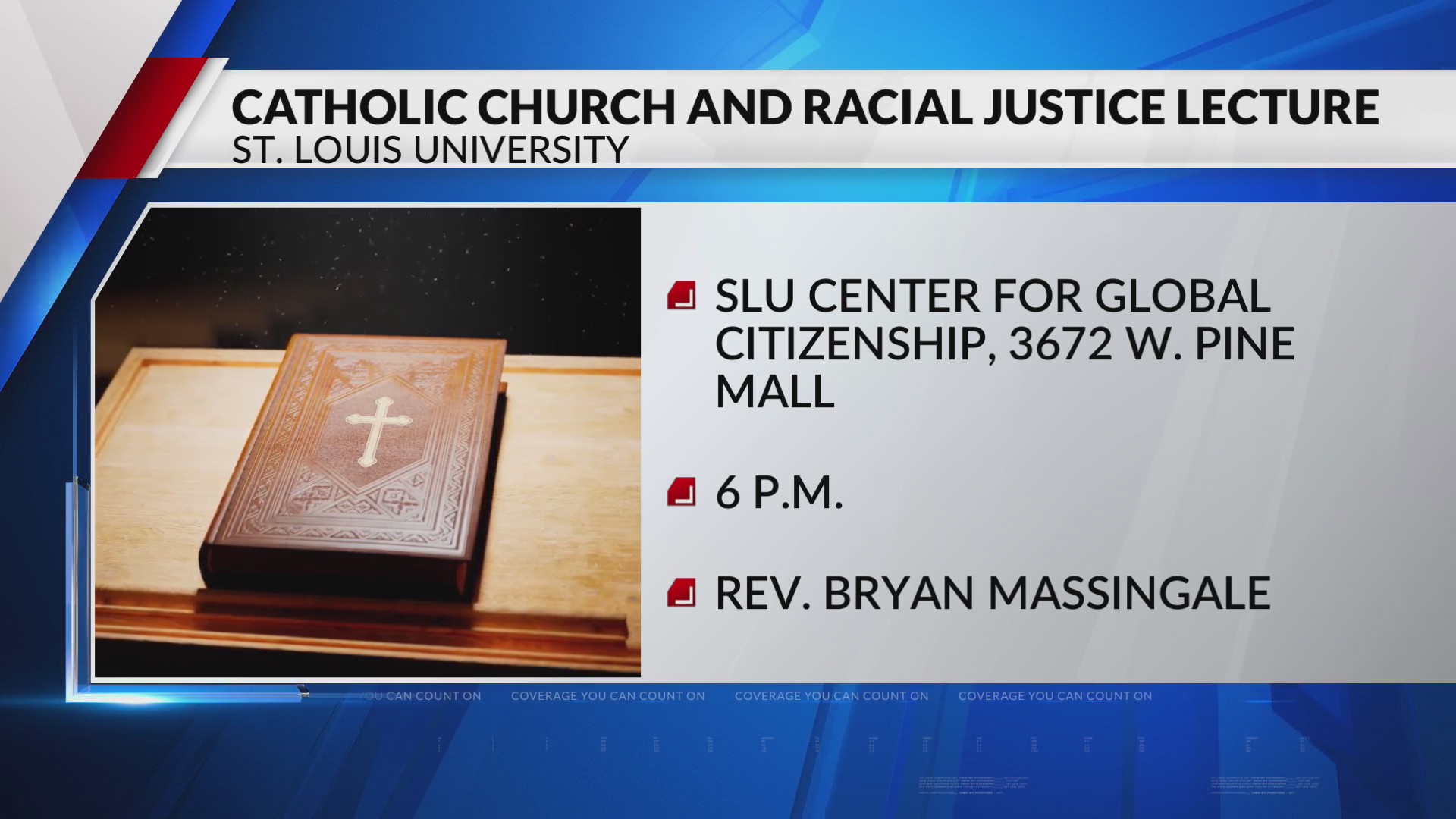 St. Louis University hosting Catholic Church and racial justice lecture ...