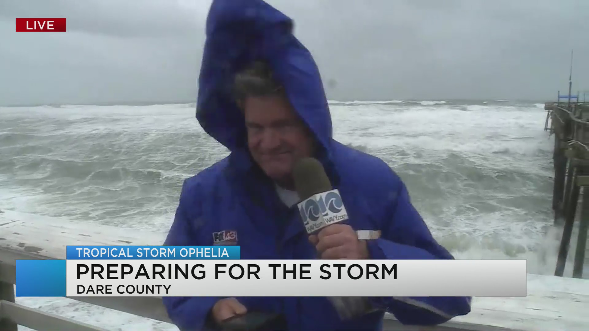 Andy Fox reports live from Dare County – WAVY.com