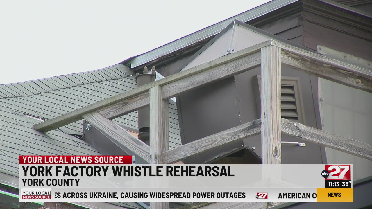 York Factory Whistle gets ready for Christmas concert – ABC27