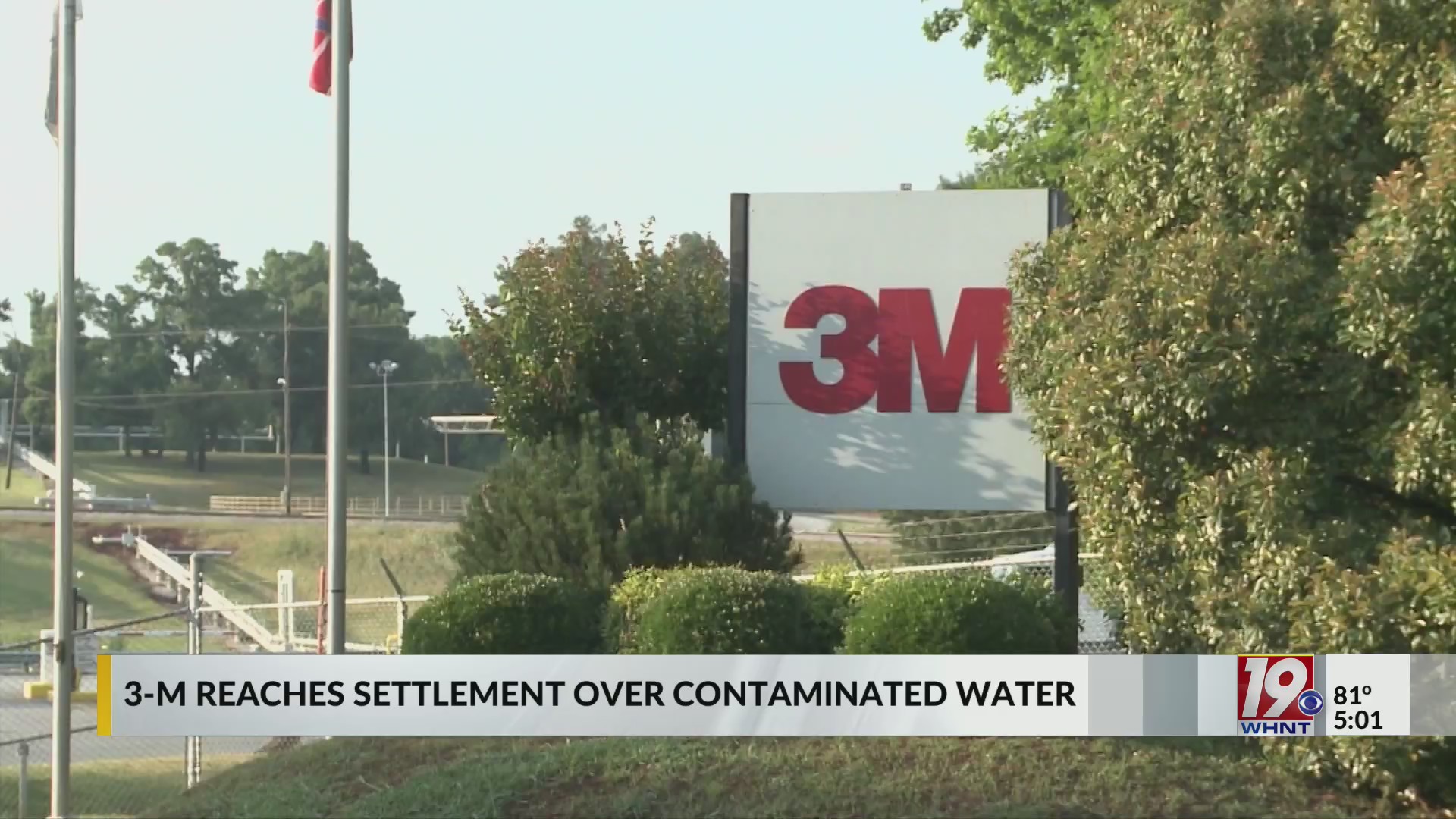 3M Reaches Settlement Over Contaminated Water | June 23, 2023 | News 19 ...