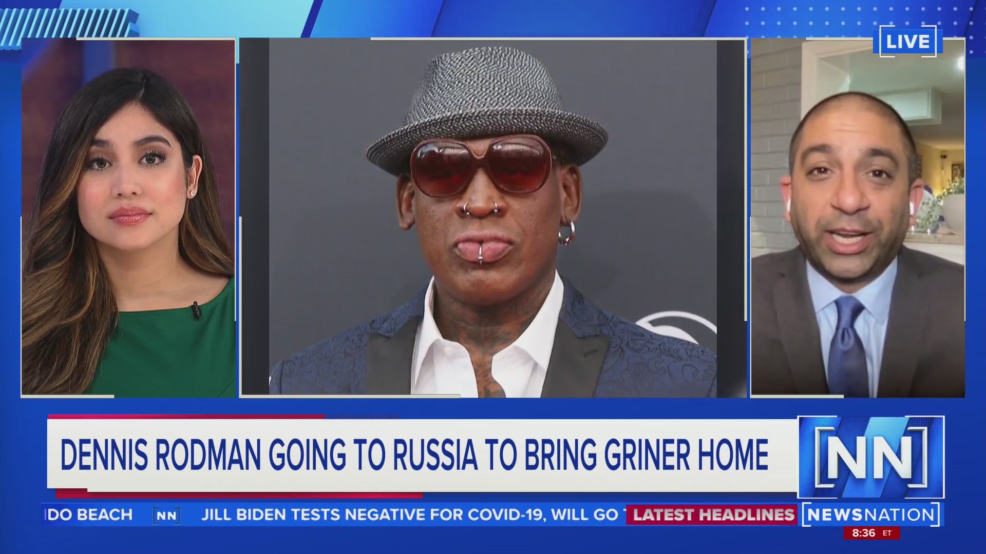 Rodman visit to impact Griner negotiations? | NewsNation Prime – NewsNation