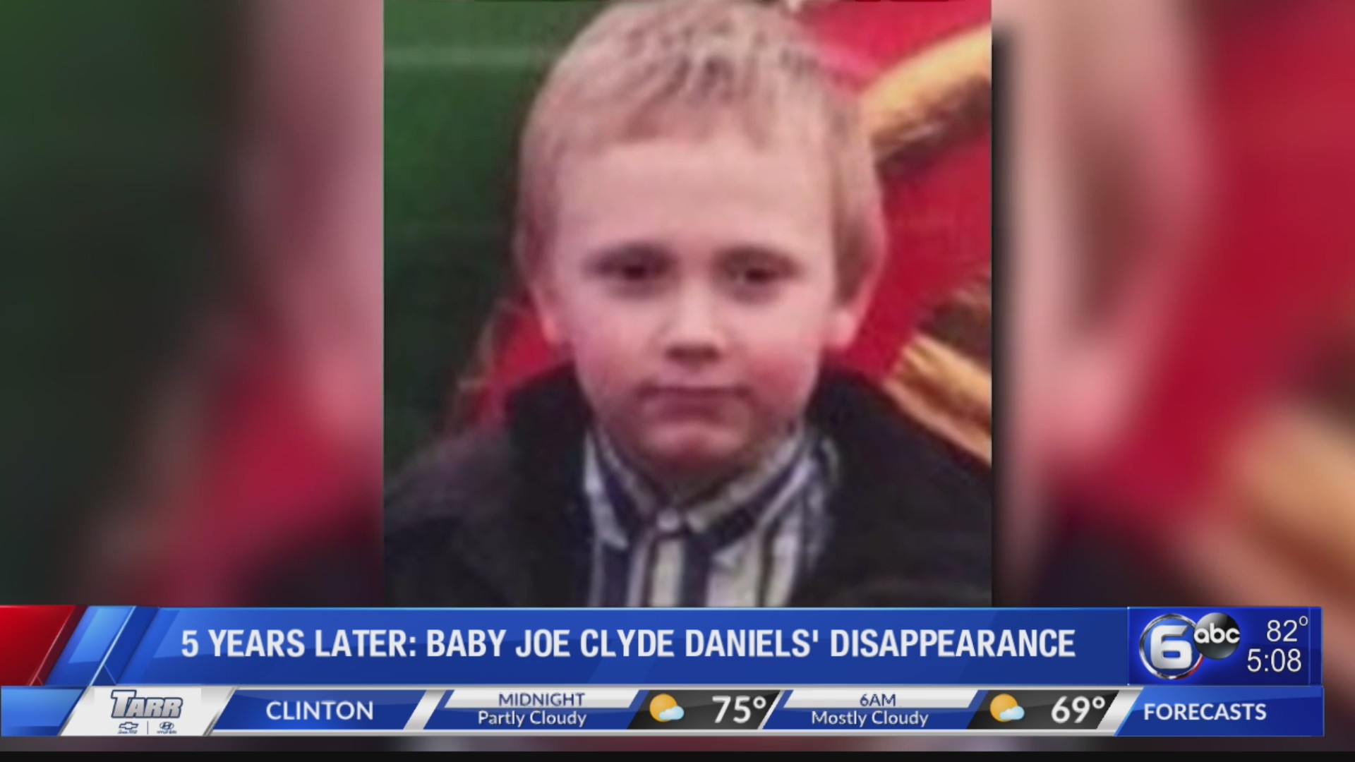5 years later: Baby Joe Clyde Daniels’ disappearance – WATE 6 On Your Side