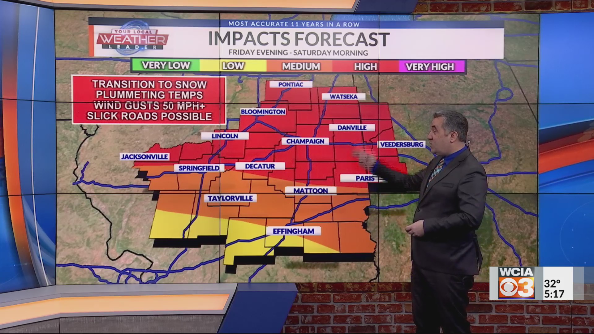 Weather Now: Updates on Friday’s high impact winter system – WCIA.com