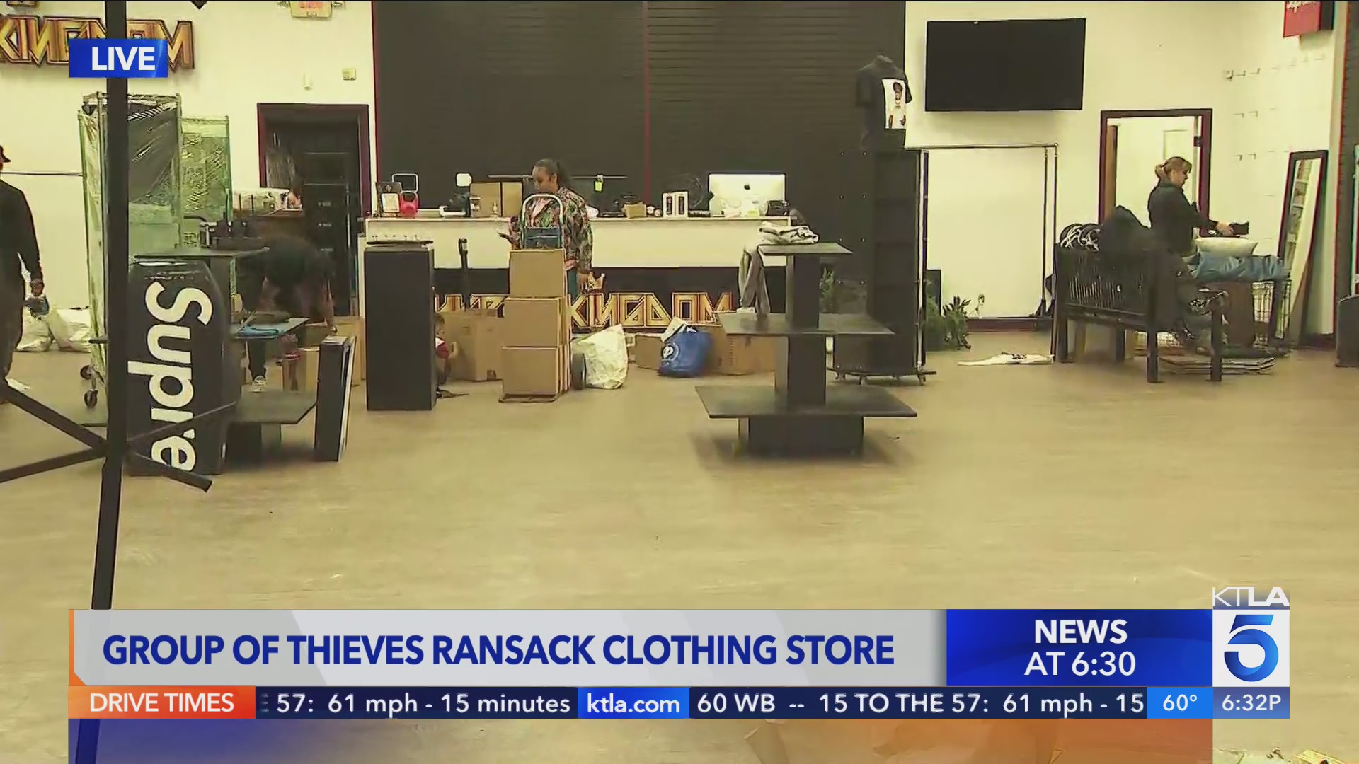 Thieves ransack popular retail store in Bellflower – KTLA