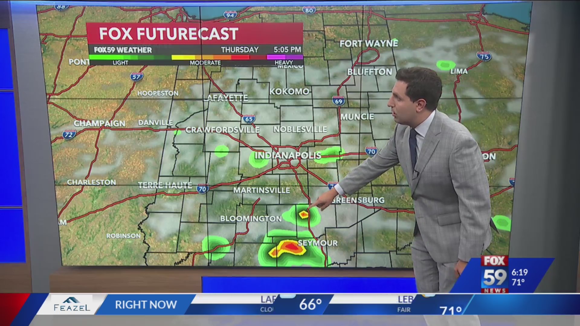 A few more storms and continued mugginess – Fox 59