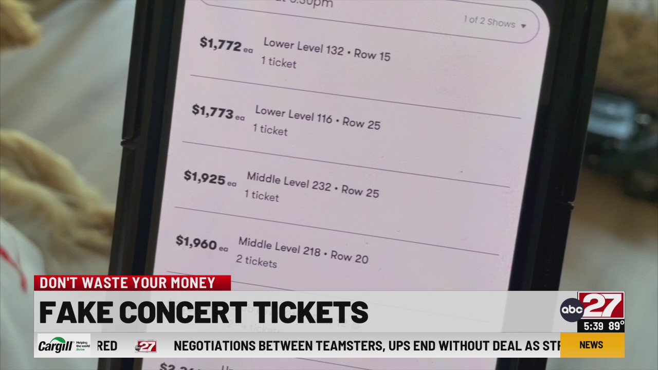 Don’t Waste Your Money: Fake concert tickets – PAhomepage.com