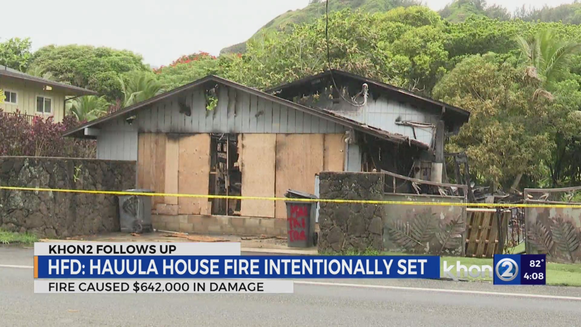 HFD says Hauula fire was intentionally set – KHON2