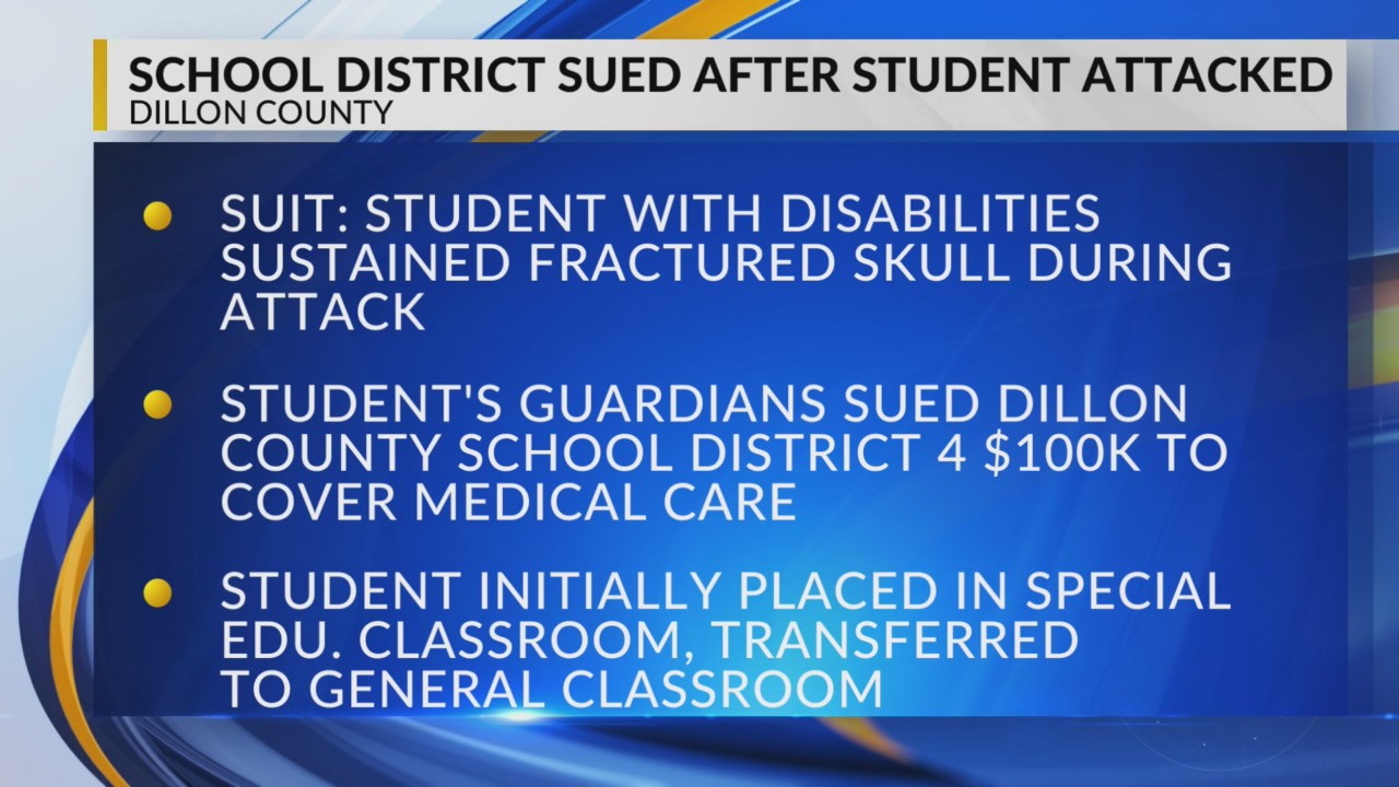 Dillon County student with disability suffers skull fracture in attack ...