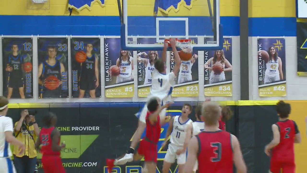 Blackhawk Christian tops Heritage 77-42 behind 17 points from Kellen ...